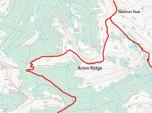 Avion Ridge | Steven's Peak-bagging Journey