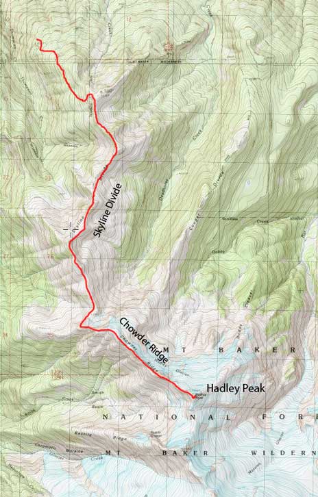 Hadley Peak | Steven's Peak-bagging Journey