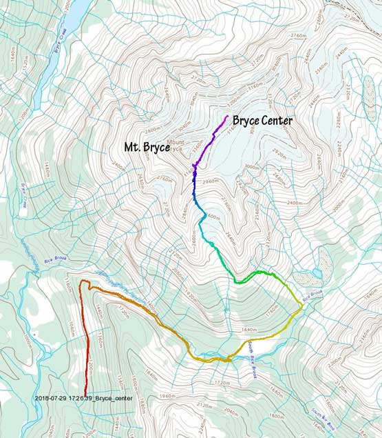 Mount Bryce, Center Peak | Steven's Peak-bagging Journey
